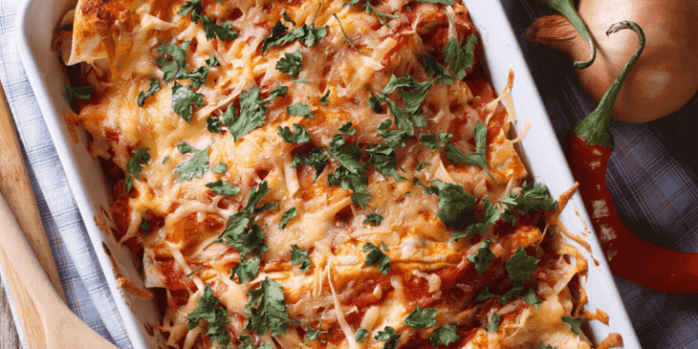 Instant pot chicken enchiladas - Instantly Recipes