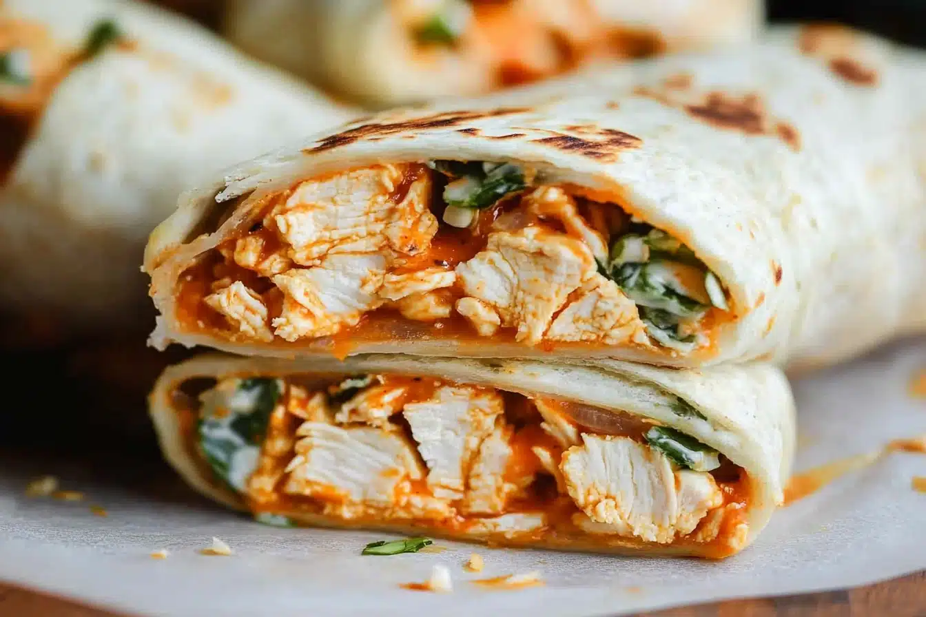 Quick & Easy Buffalo Chicken Wraps in 15 Minutes - Instantly Recipes