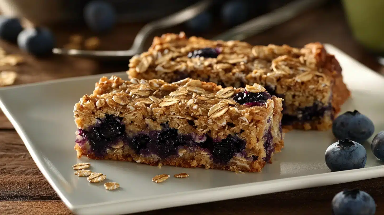 Blueberry Oatmeal Breakfast Bars Recipe: Fuel Your Morning Magic ...