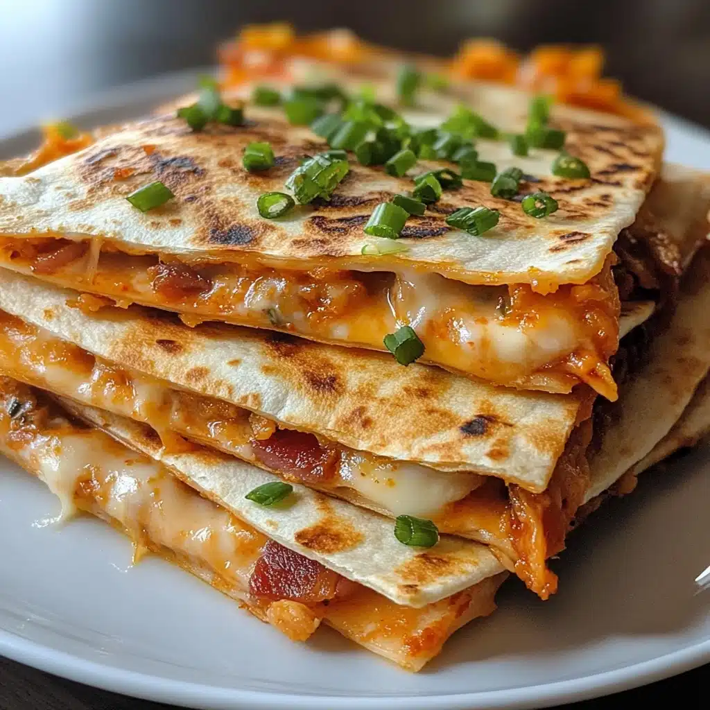 Loaded Kimchi Bacon Quesadilla Crunch: A Flavor Explosion You Can’t ...