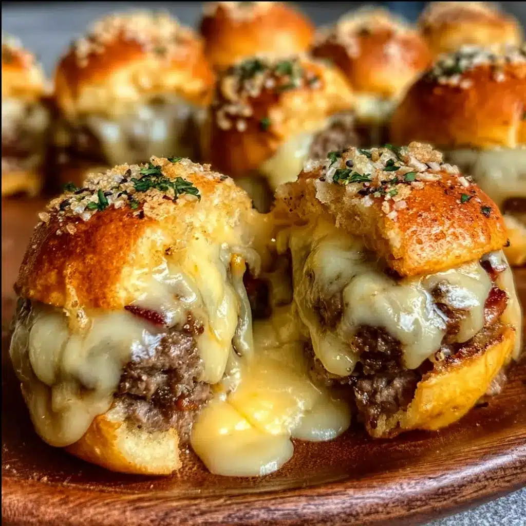 Garlic Parmesan Bacon Cheeseburger Bombs: A Mouthwatering 5-Minute ...