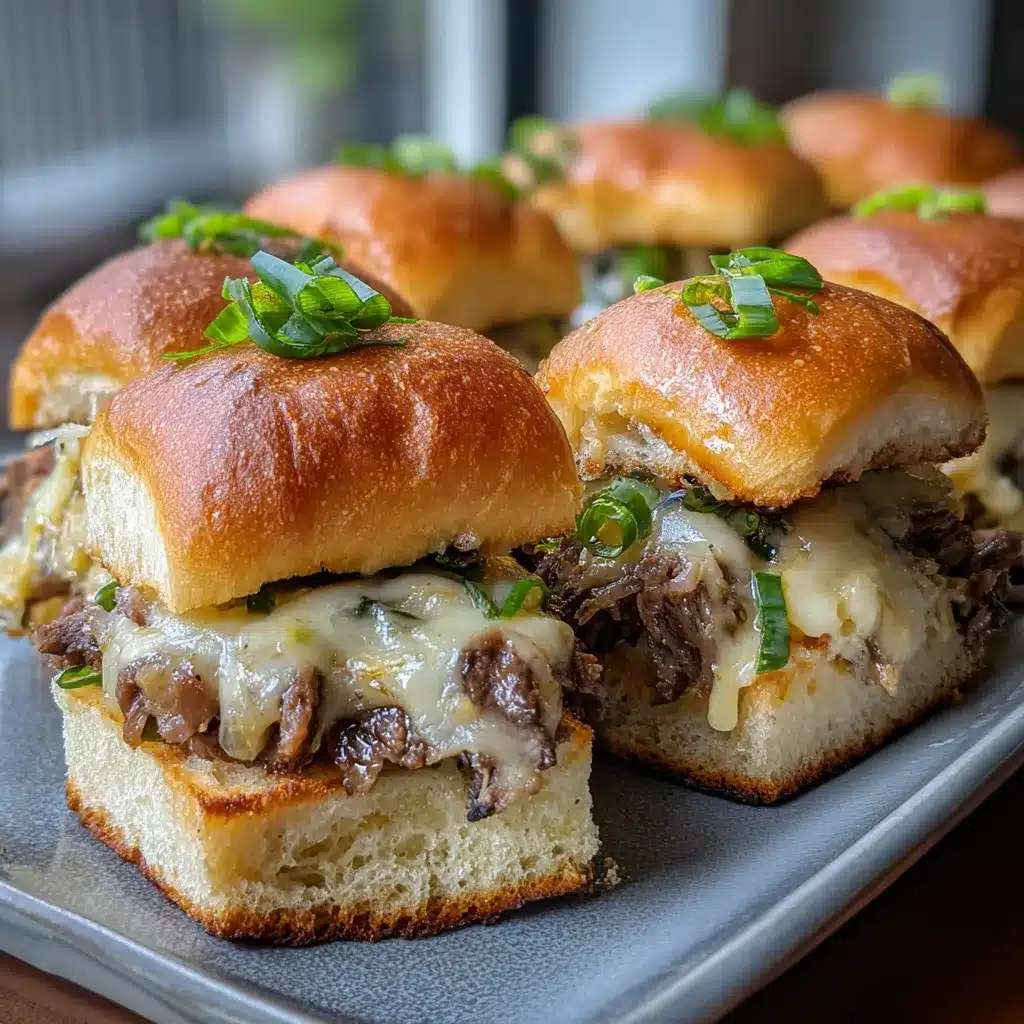 Incredible 30-Minute Philly Cheesesteak Sliders with Garlic Butter