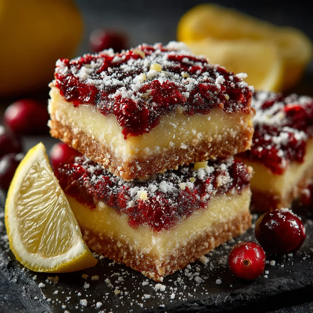 Cranberry Lemon Bars: A Tantalizing 15-Minute Treat - Instantly Recipes