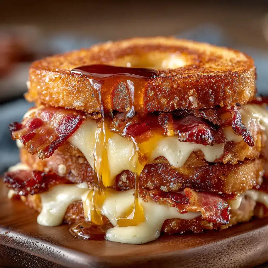 Donut Grilled Cheese With Bacon Maple: An Indulgent Delight - Instantly ...