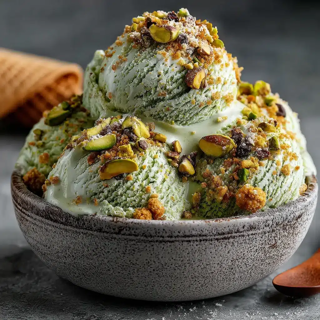 Matcha Pistachio Ice Cream Crunch: A Delightful Frozen Delight ...