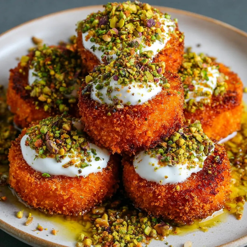 Sweet Potato Croquettes with Burrata Dip & Pistachio Crunch – A ...