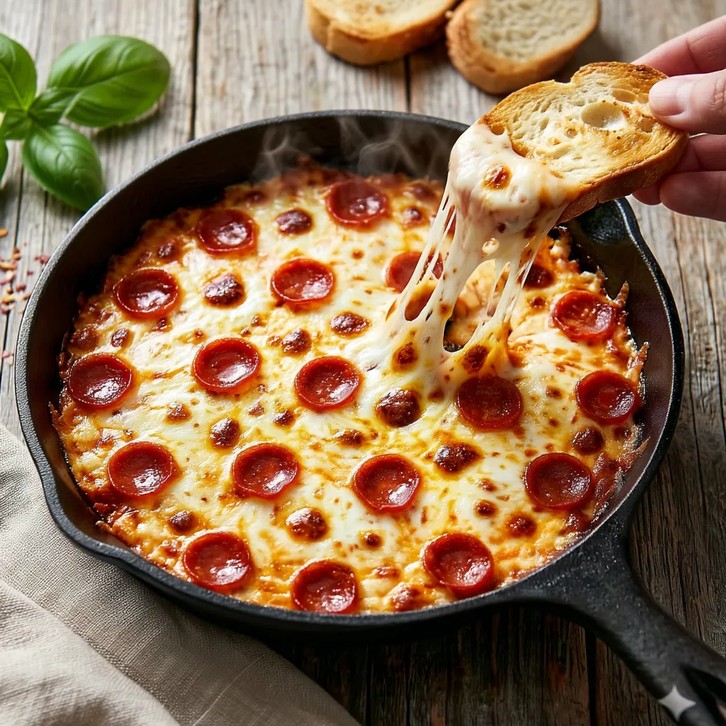 Cast Iron Skillet Pizza Dip – A Delicious 30-Minute Appetizer ...