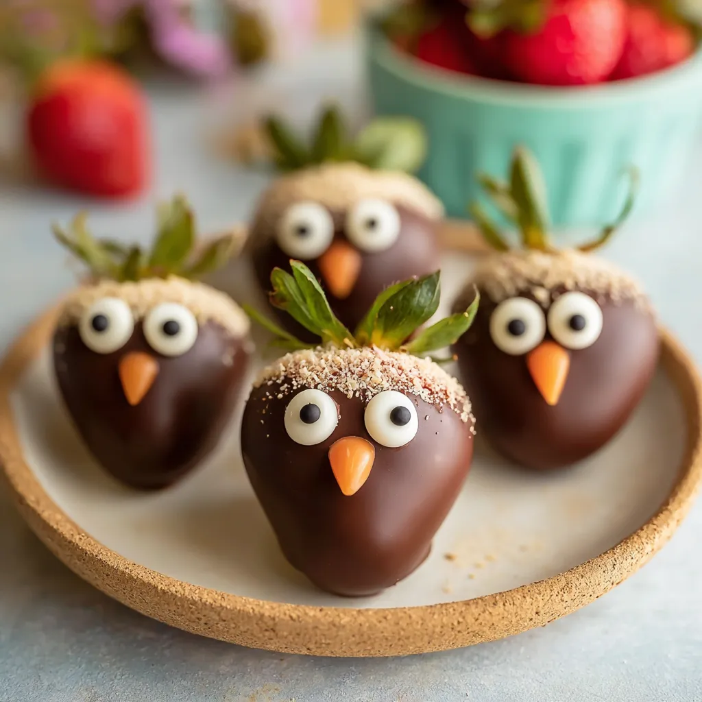 Chocolate Covered Strawberry “Birds” – A Delightful Family-Style Treat ...