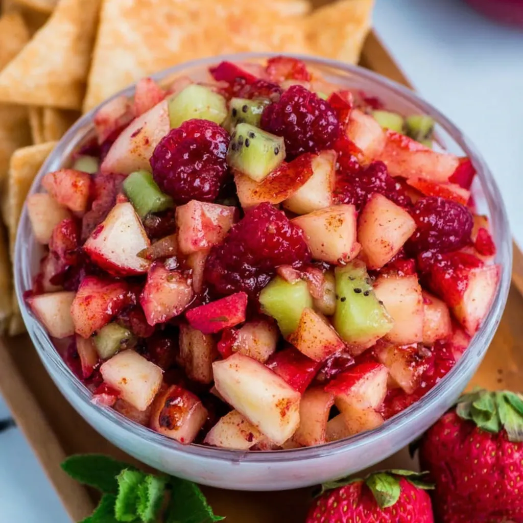 Fruit Salsa with Cinnamon Sugar Tortilla Chips – A Delightful Snack or ...