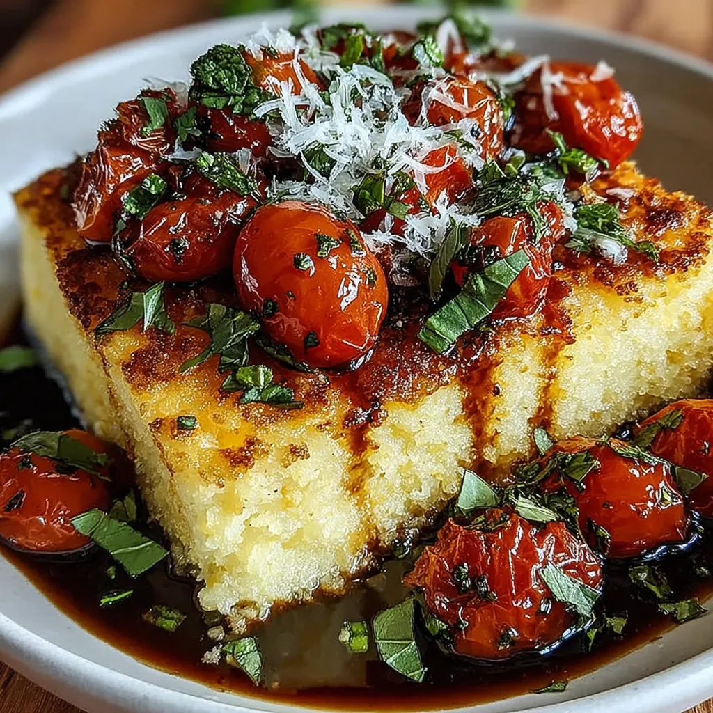 Herbed Polenta & Roasted Tomato Bake – A Comforting Vegetarian Delight ...