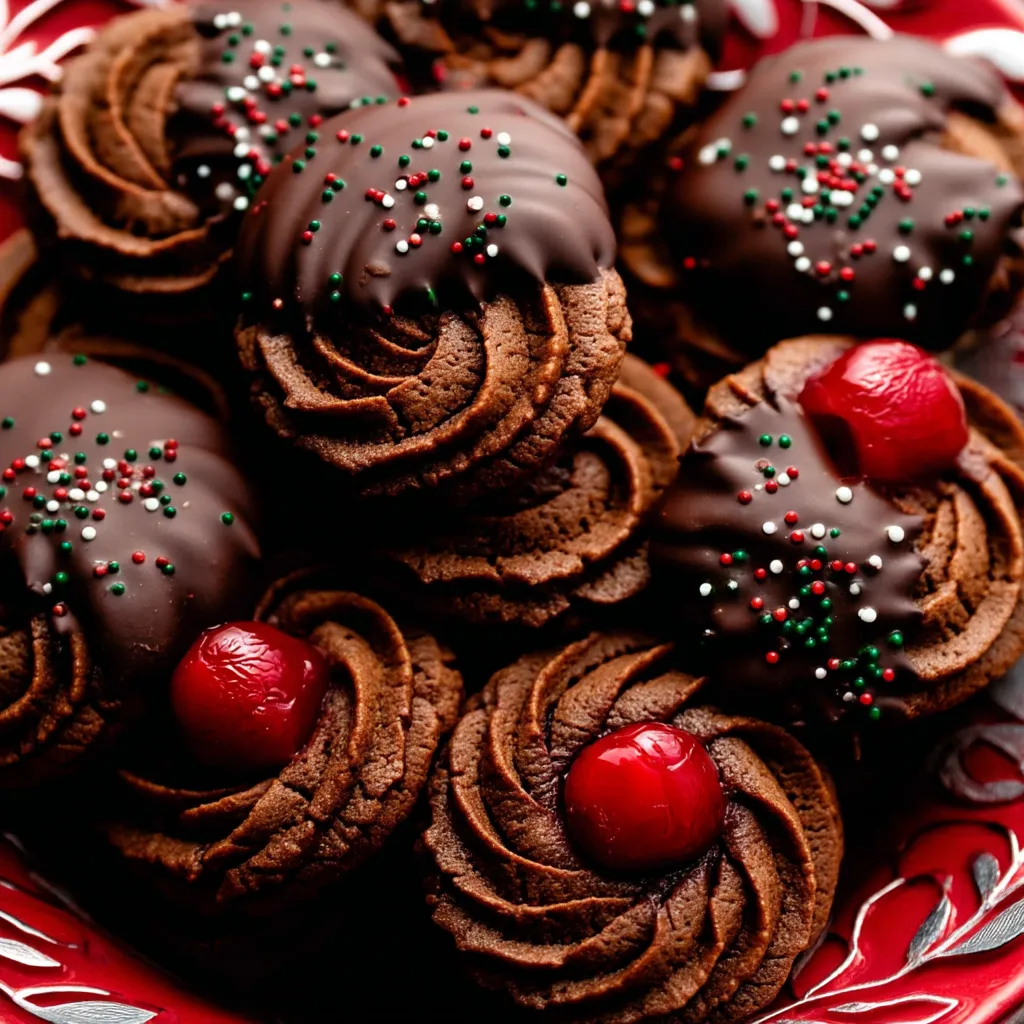 Piped Chocolate Butter Cookies – Grandma’s Mouthwatering Recipe ...