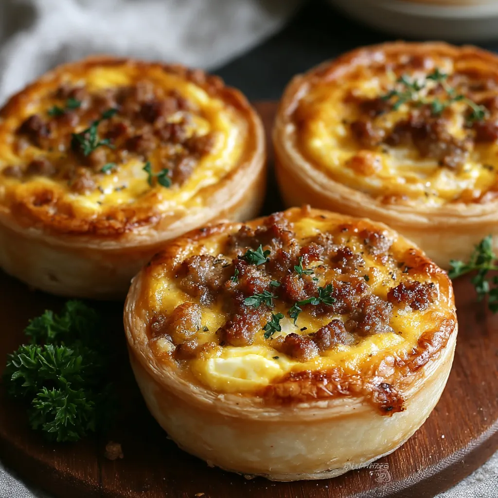 Sausage and Egg Pies: A Delightful Breakfast Treat - Instantly Recipes