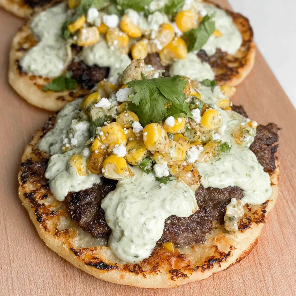Street Corn Smash Burger Tacos – A Tasty Fusion Delight - Instantly Recipes