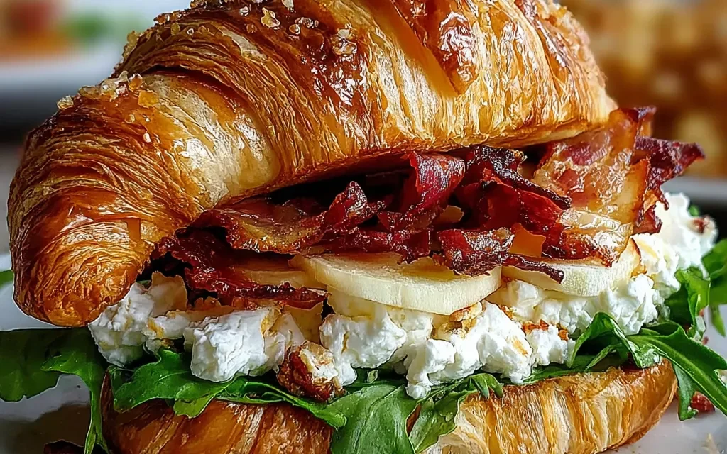 Apple & Goat Cheese Croissant Sandwich: A Perfect Breakfast or Brunch ...