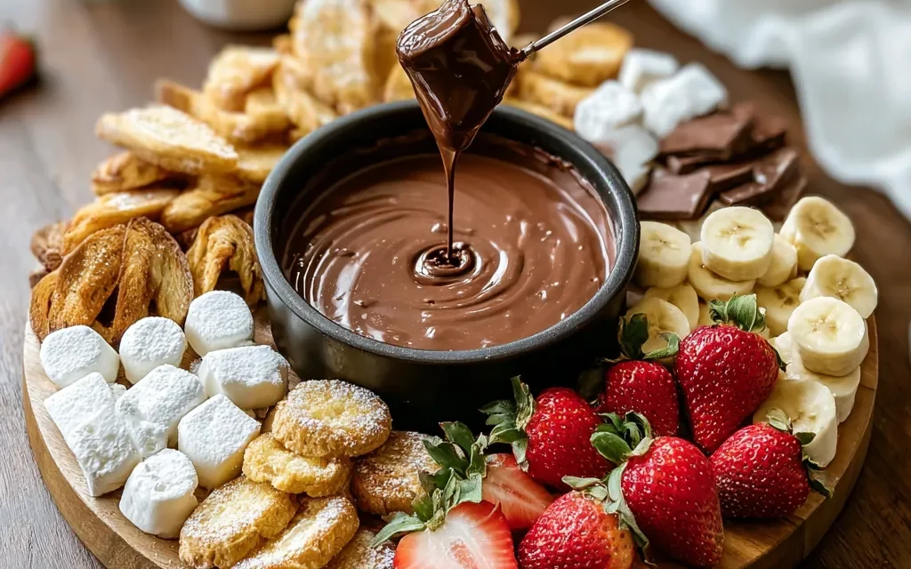 Chocolate Lava Fondue Board: A Decadent 30-Minute Treat - Instantly Recipes