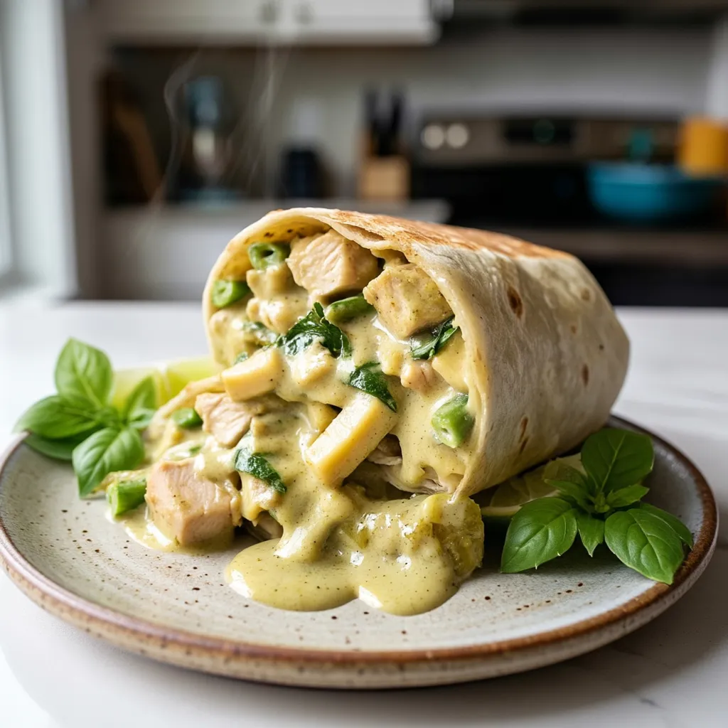 Thai Green Curry Chicken Burrito – An Award-Winning Delight - Instantly ...