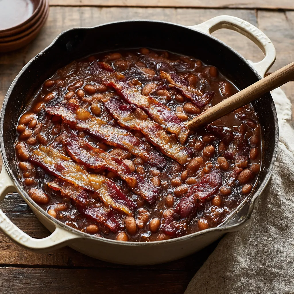Bourbon Baked Beans - Instantly Recipes