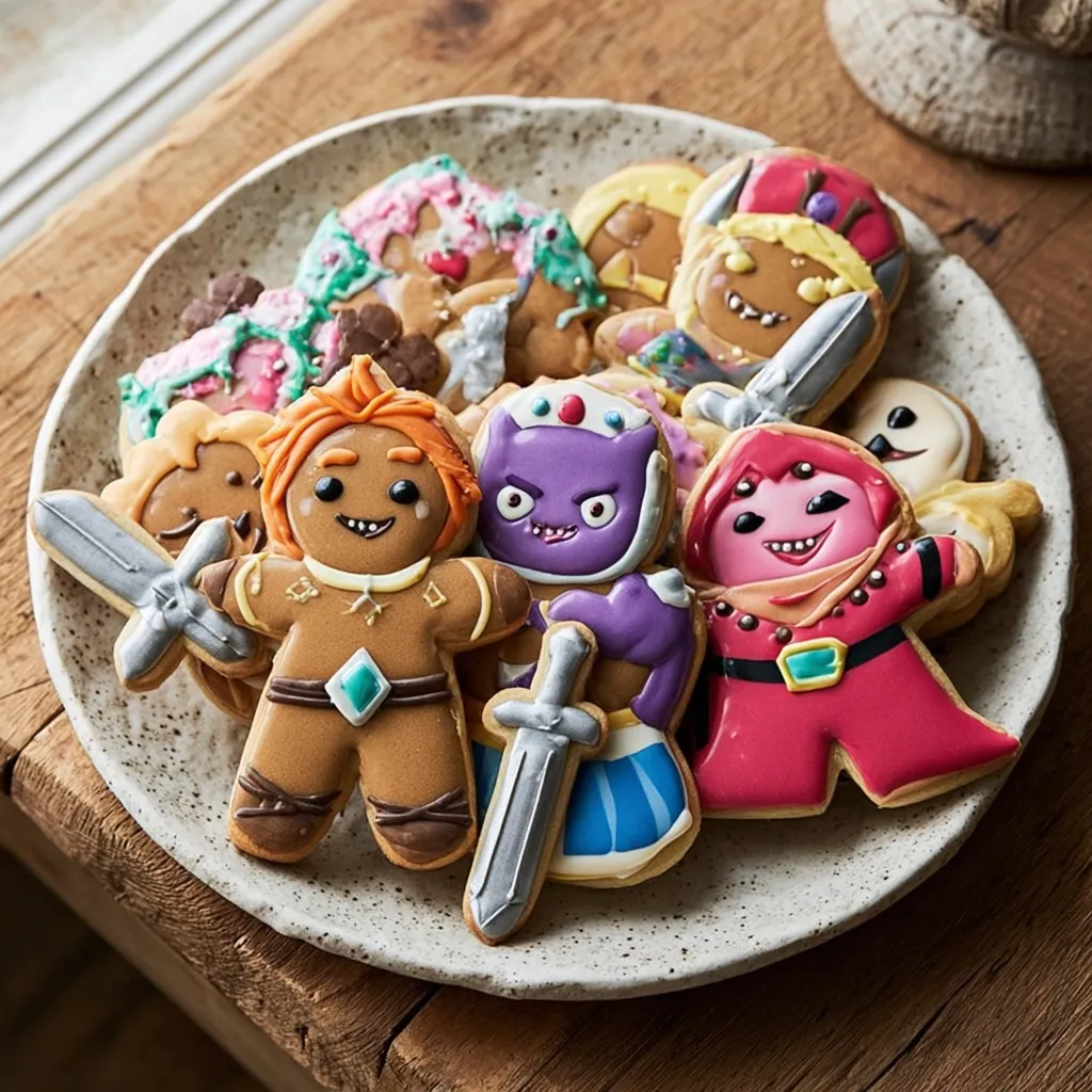 Gingerbrave & CRK Themed Sugar Cookies - Instantly Recipes
